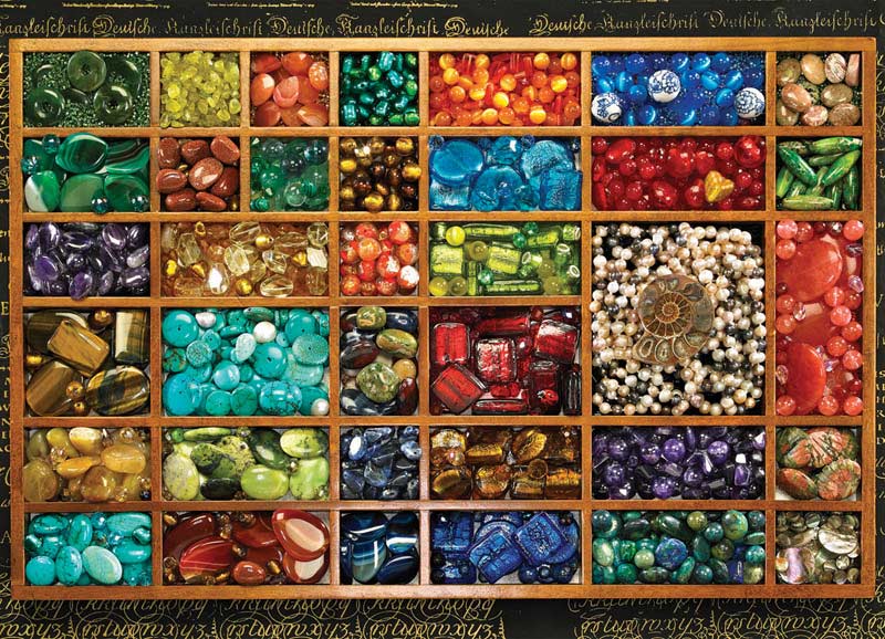Bead Tray, 1000 Pieces, Cobble Hill | Serious Puzzles