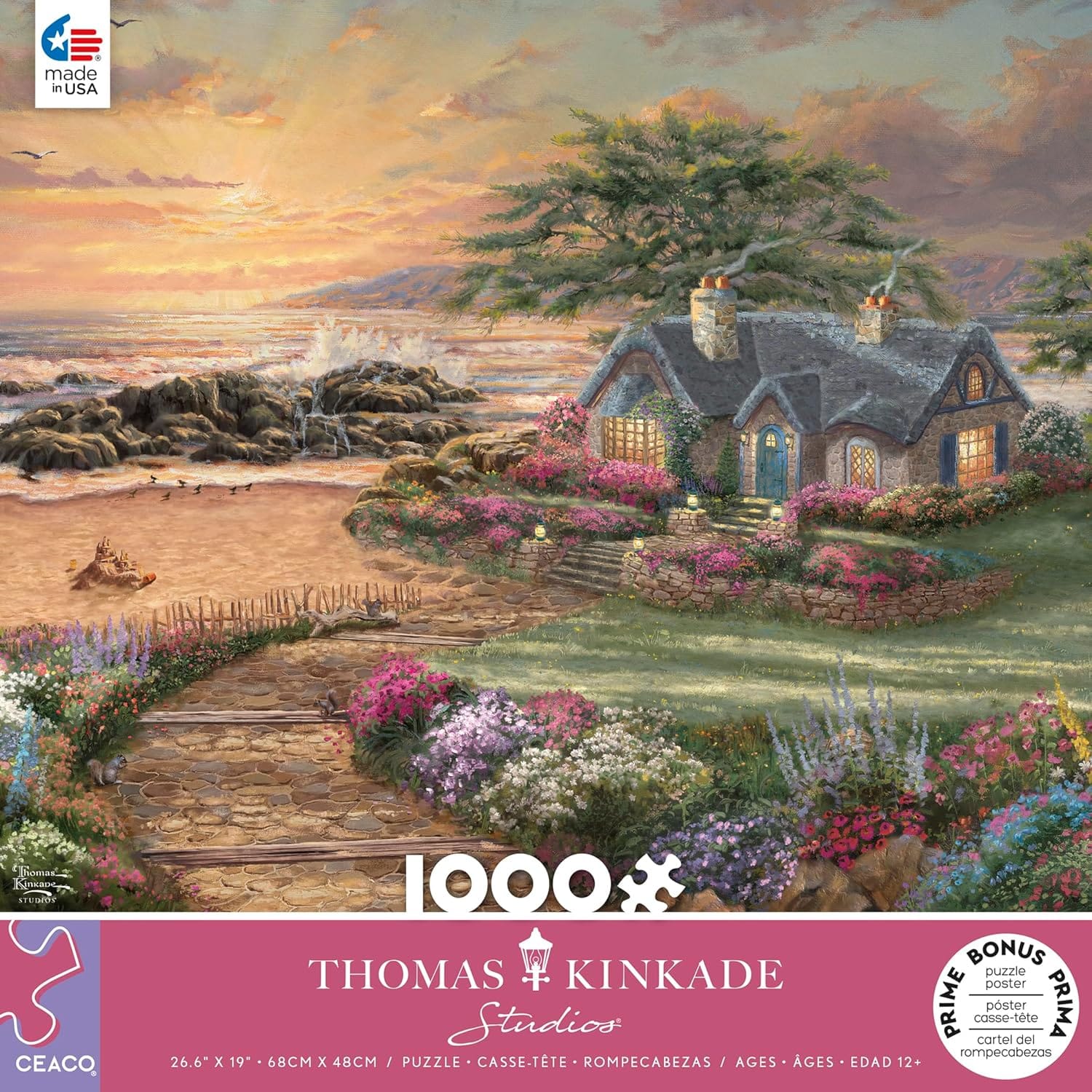 Seaside Cottage - 1000 Piece Jigsaw Puzzle by Ceaco | Serious Puzzles
