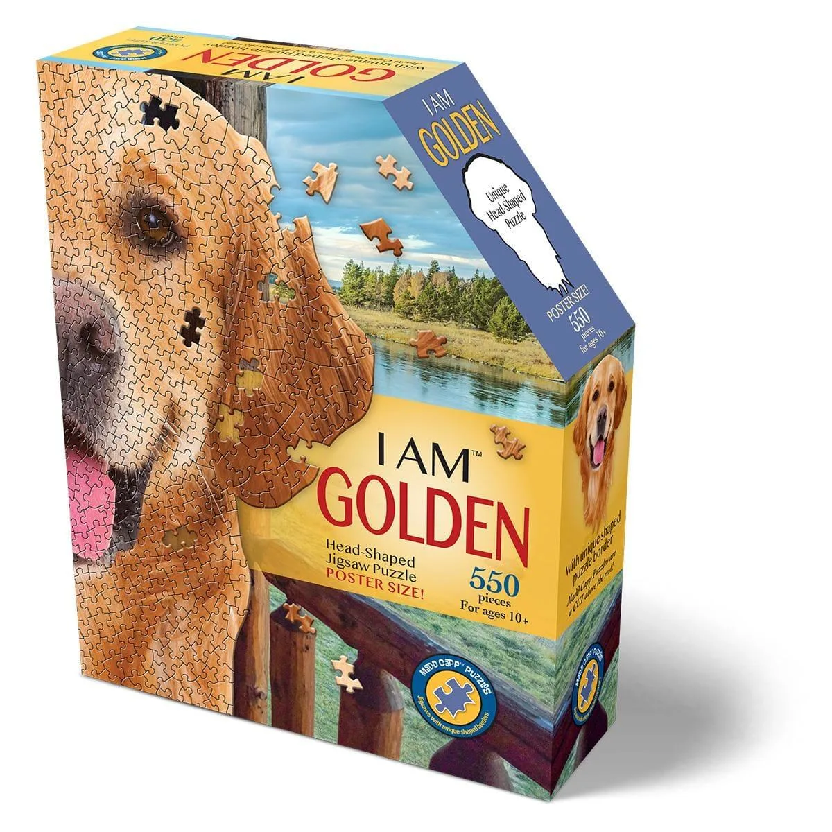 I AM GOLDEN - 550 Piece Jigsaw Puzzle by Madd Capp Games & Puzzles ...
