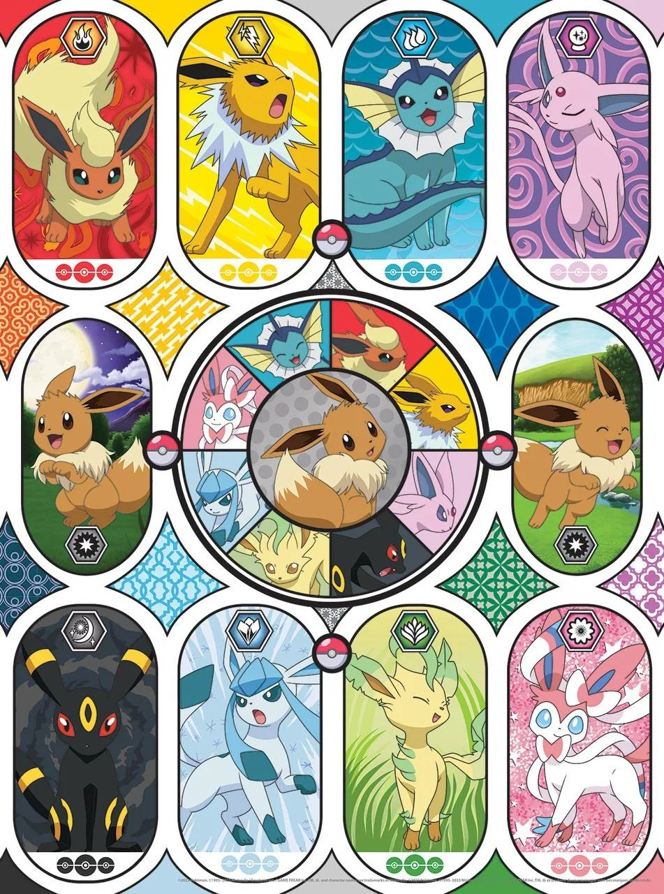 Silver Select: Pokémon - Windows of Eevee - Scratch and Dent - 1000 ...