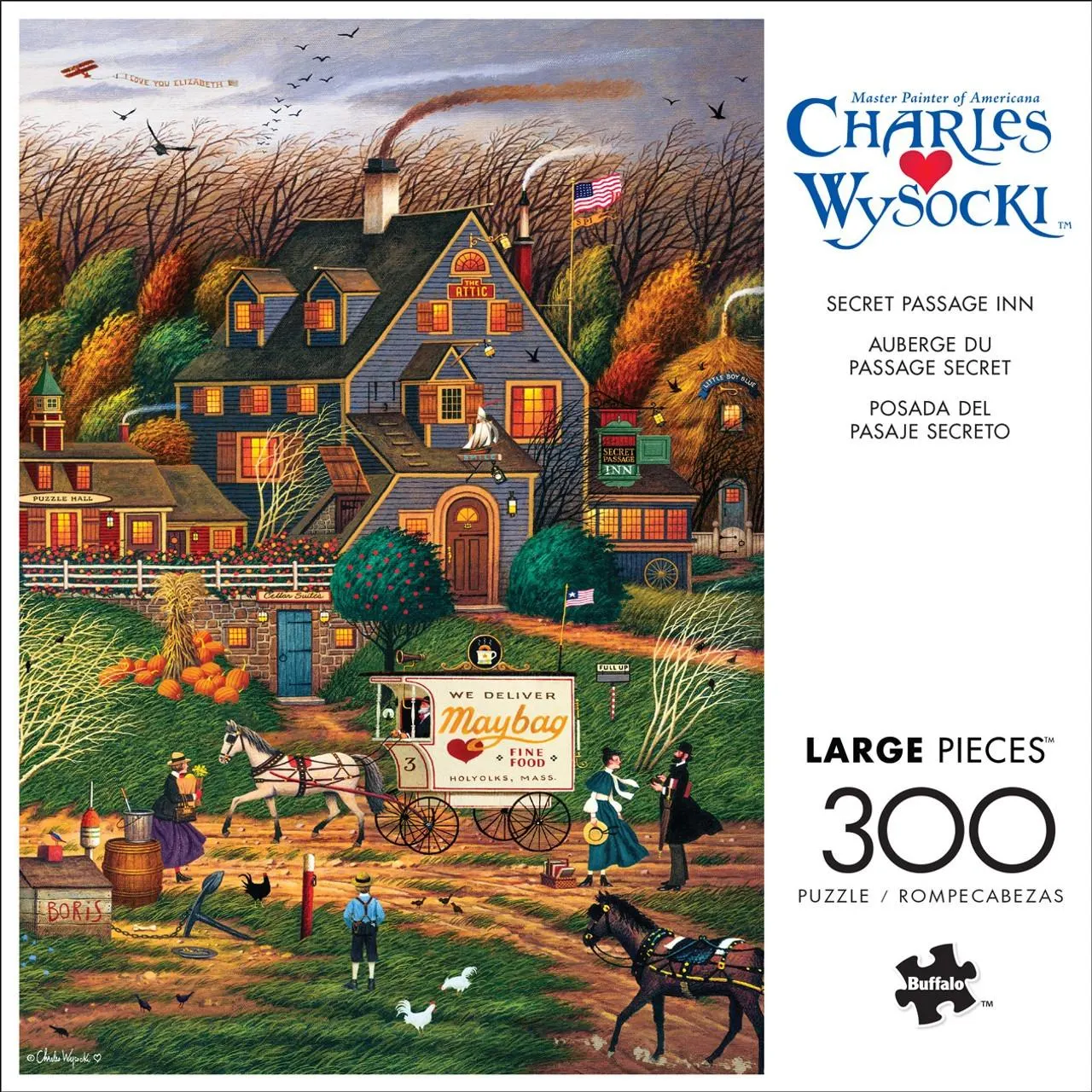 Secret Passage Inn - 300 Piece Jigsaw Puzzle by Buffalo Games | Serious ...