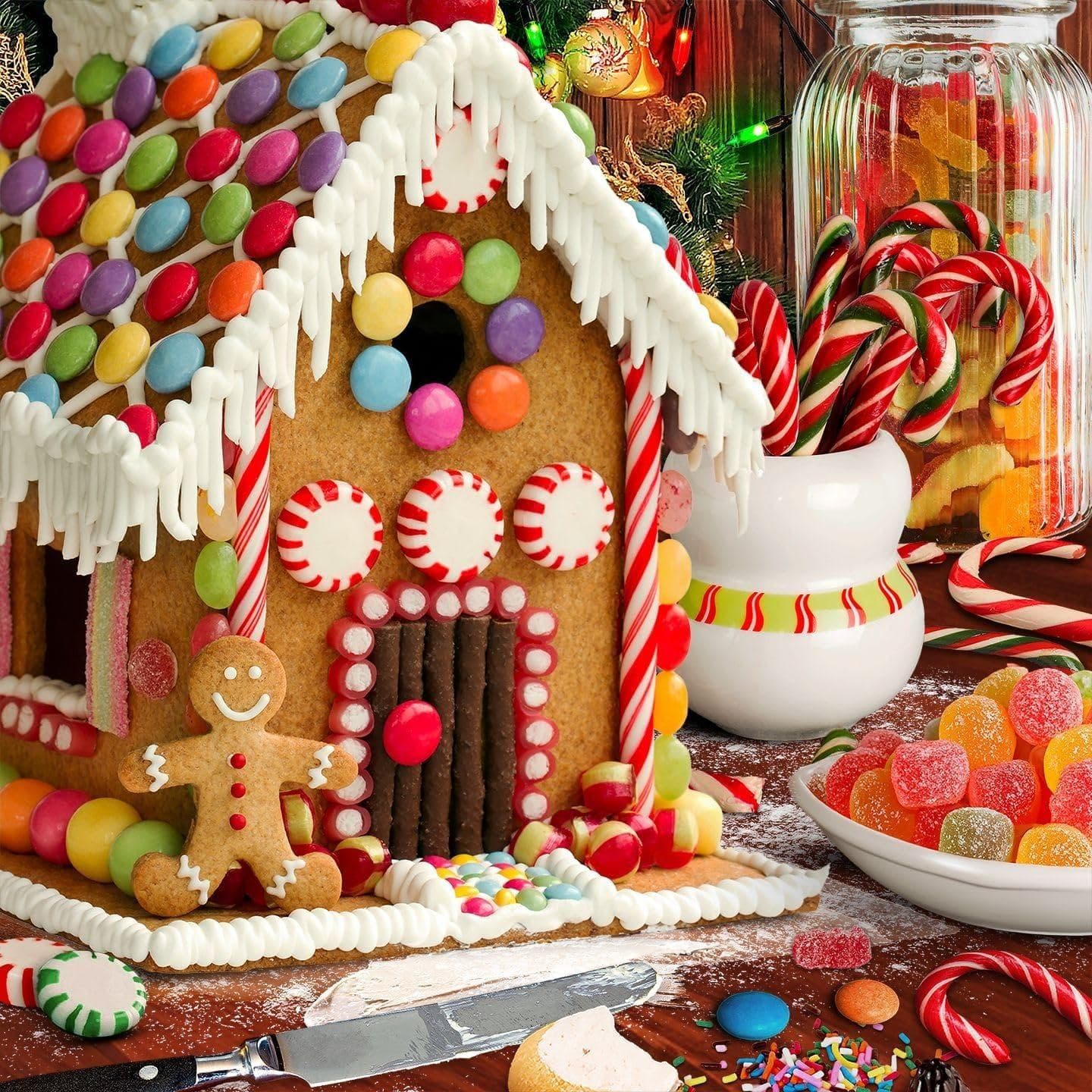 Gingerbread House - 500 Piece Jigsaw Puzzle by Springbok | Serious Puzzles