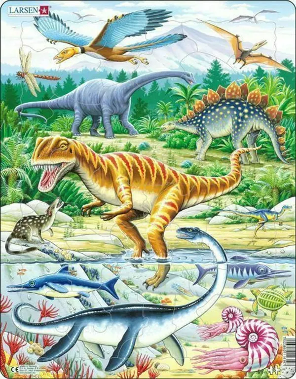 Finland Map with Animals 78 Piece Children's Jigsaw Puzzle - 78 Piece ...