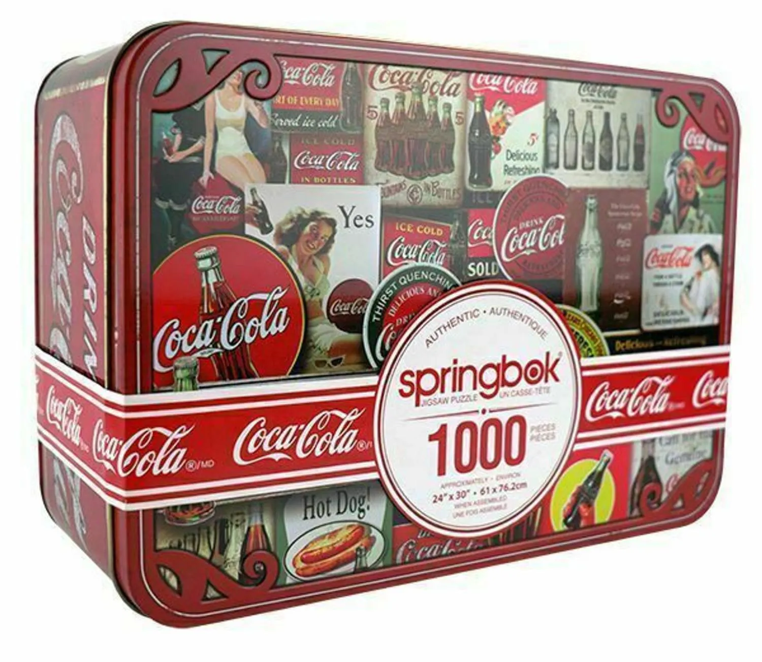 Coca-Cola Signs - Collectible Tin - Scratch and Dent - 1000 Piece ...