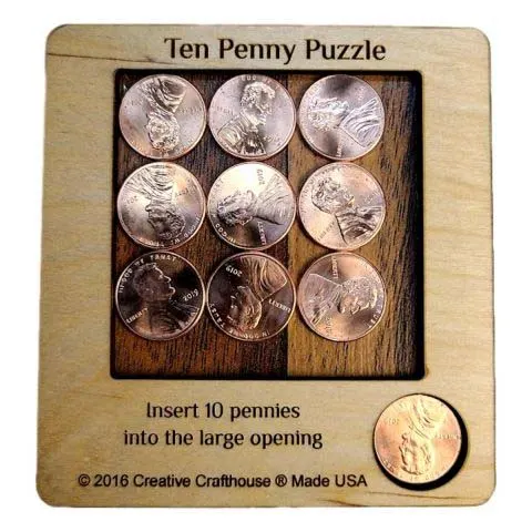 10 Penny Puzzle by Creative Crafthouse | Serious Puzzles