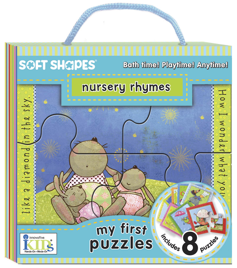 Nursery Rhymes (Soft Shapes) - 4 Piece Jigsaw Puzzle by Innovative Kids ...