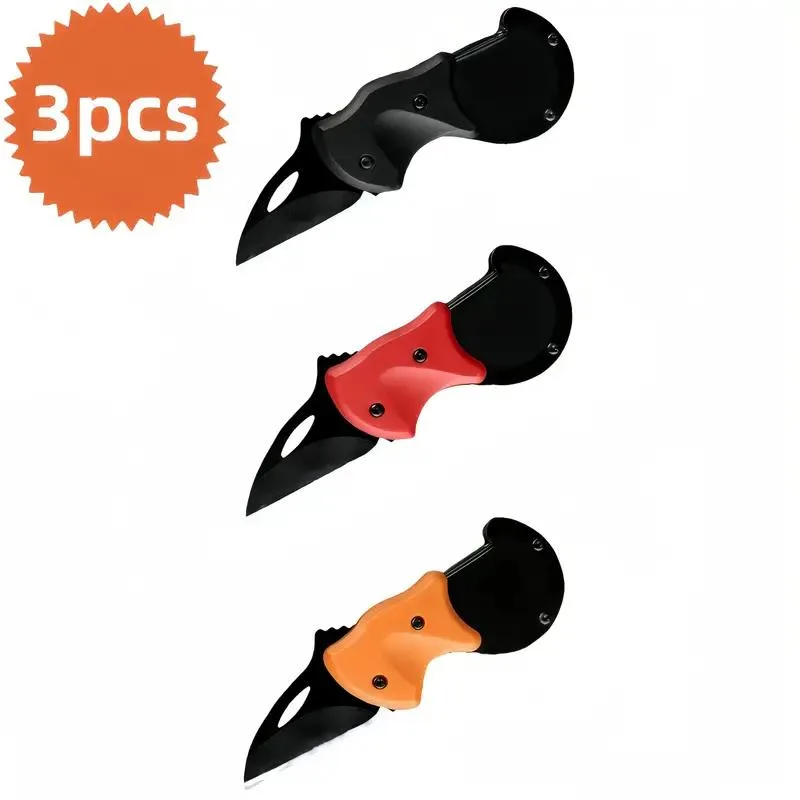 Mini Stainless Steel Folding Knife Keychain Pendant by Gift Solutions ...