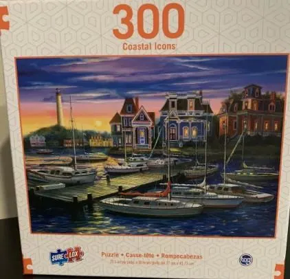 Cape May Harbour - 300 Piece Jigsaw Puzzle by Surelox | Serious Puzzles