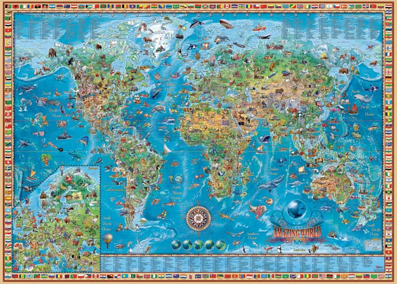 Amazing World, 3000 Pieces, Heye | Serious Puzzles