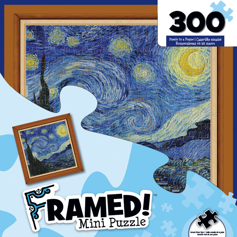 Starry Night Mini Puzzle, 300 Pieces, MasterPieces | Serious Puzzles