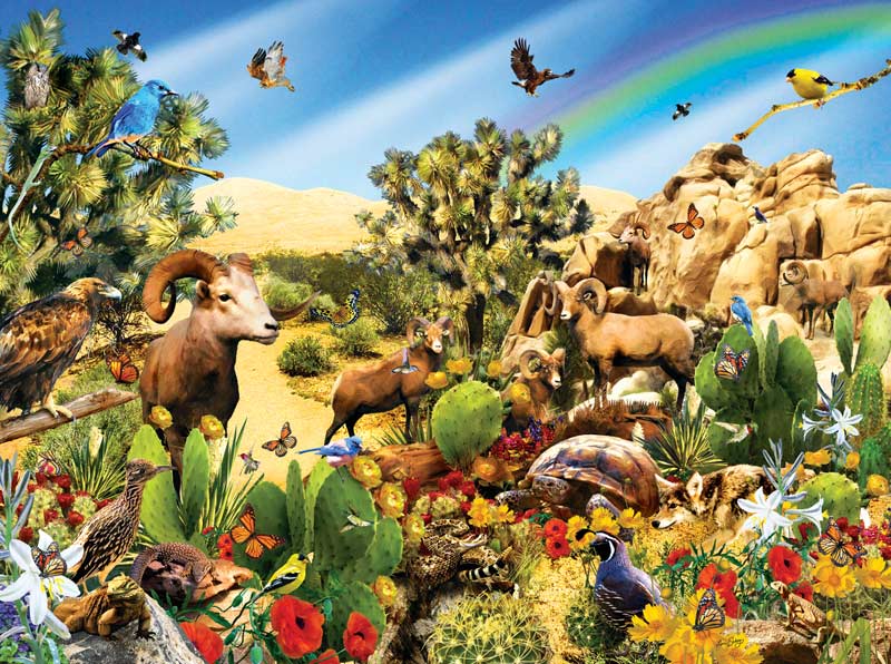 Desert Denizens, 1000 Pieces, SunsOut | Serious Puzzles