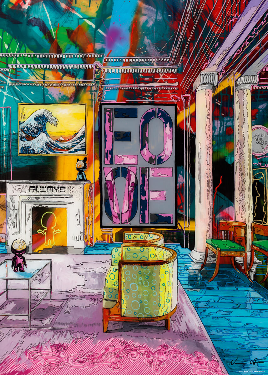 Room With Wave - Scratch and Dent - 1000 Piece Jigsaw Puzzle by Heye ...