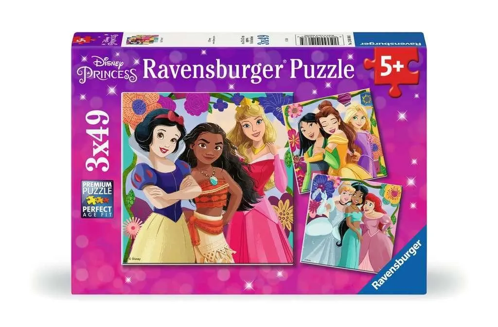 Disney Princess: Girl Power! 3x49 pc Puzzles - 49 Piece Jigsaw Puzzle ...