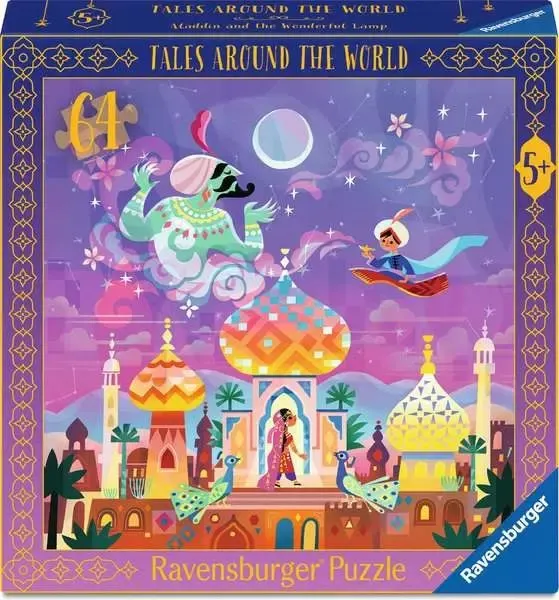 Aladdin and the Wonderful Lamp - 60 Piece Jigsaw Puzzle by Ravensburger ...