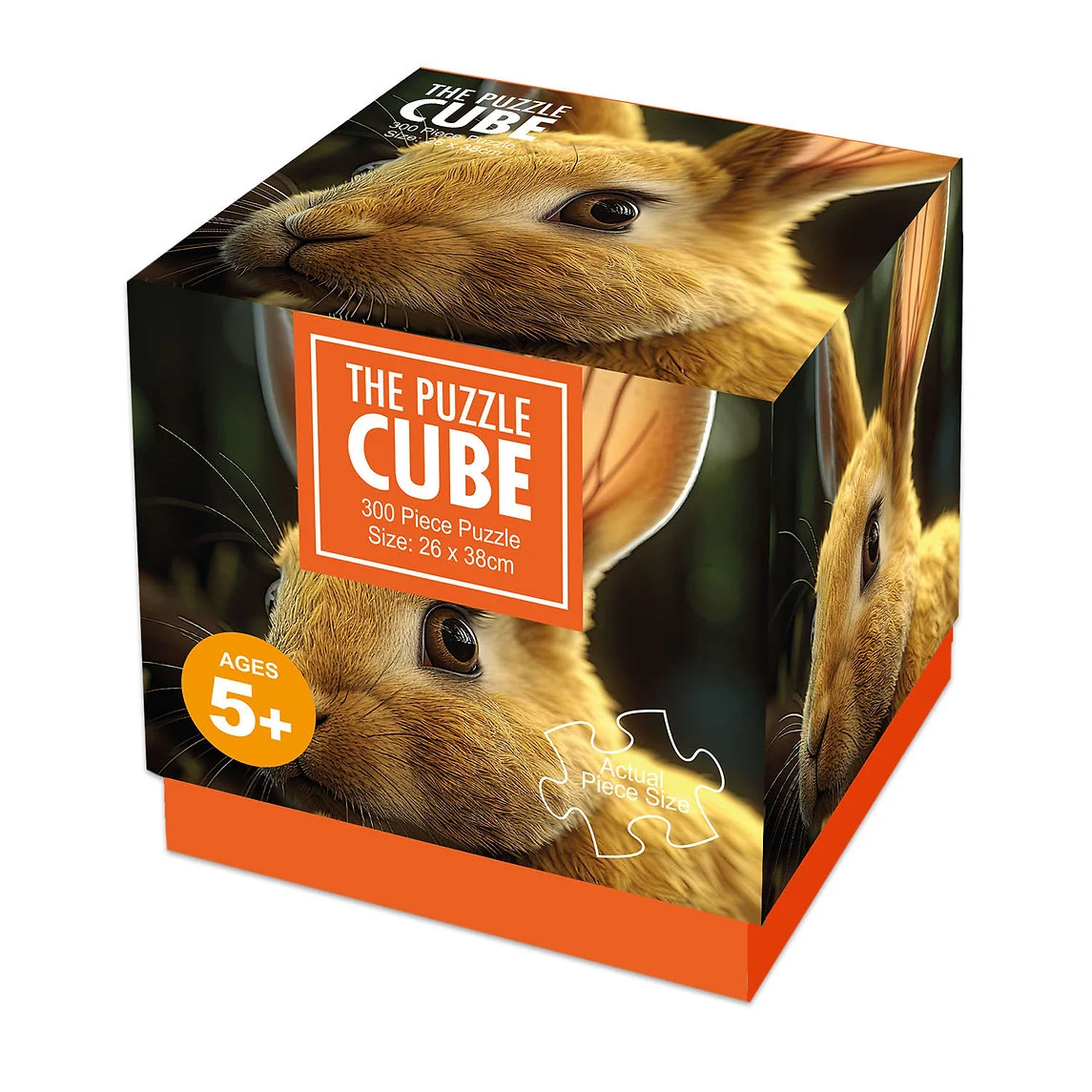 Rabbit Cube Puzzle - 300 Piece Jigsaw Puzzle by Tomax Puzzles | Serious Puzzles
