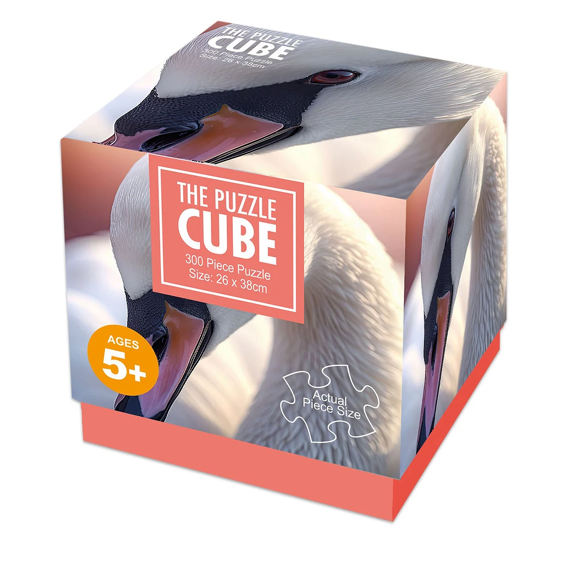 Swan Cube Puzzle - 300 Piece Jigsaw Puzzle by Tomax Puzzles | Serious ...