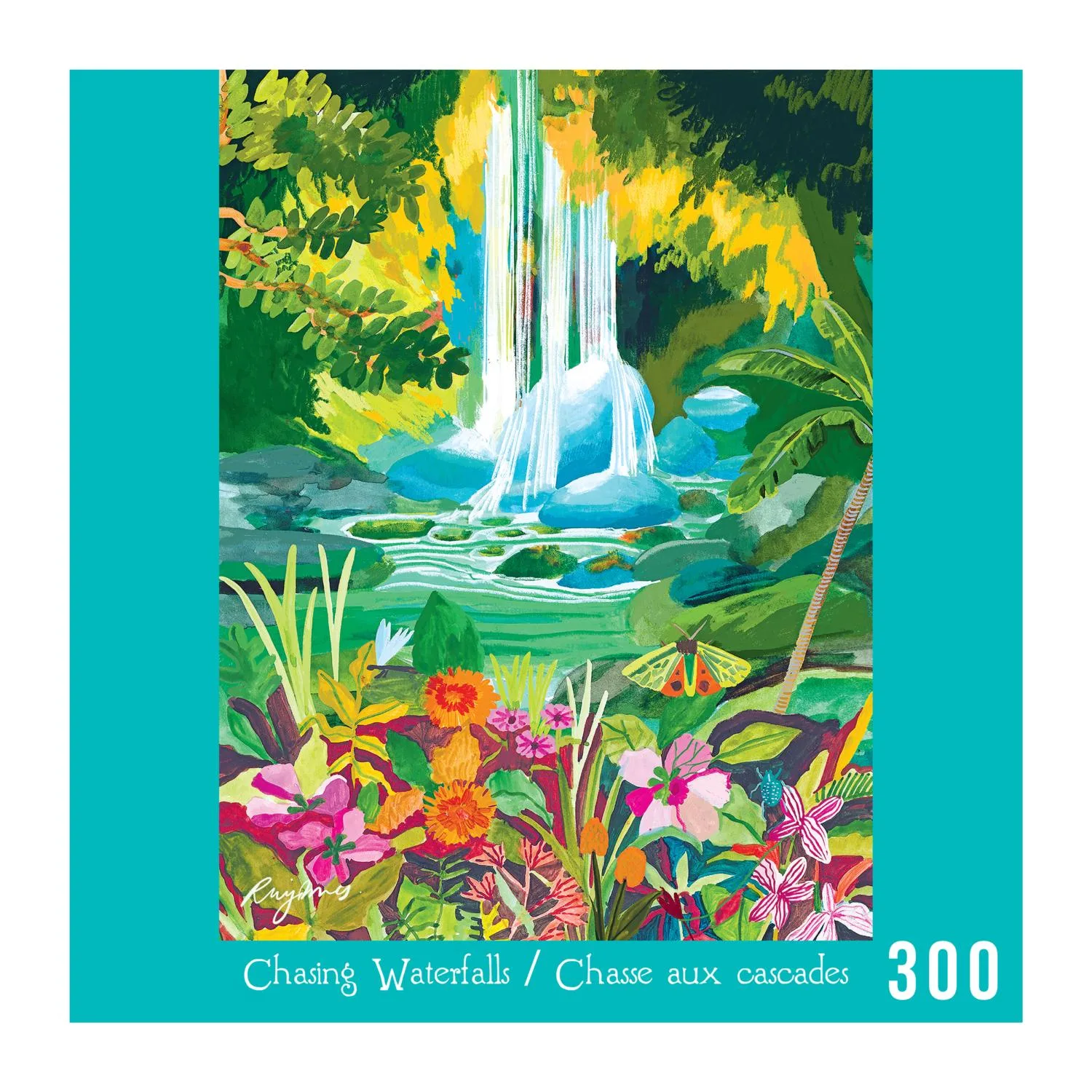 Chasing Waterfalls - 300 Piece Jigsaw Puzzle by RoseArt | Serious Puzzles