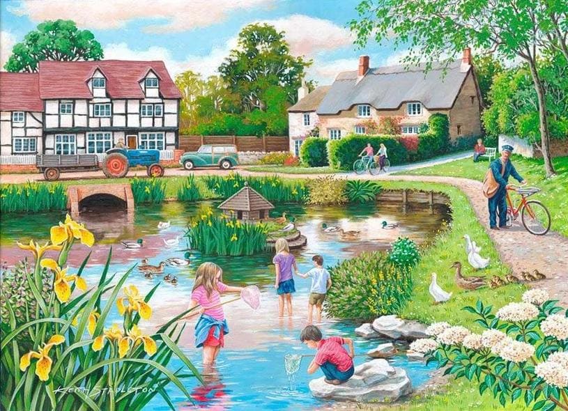 Duck Pond - 250 Piece Jigsaw Puzzle by House of Puzzles | Serious Puzzles