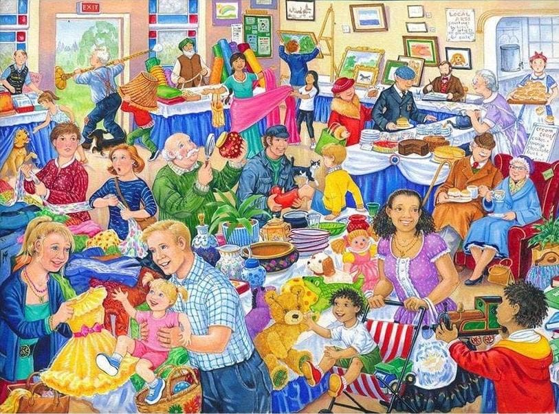 Jumble Sale - 500 Piece Jigsaw Puzzle by House of Puzzles | Serious Puzzles