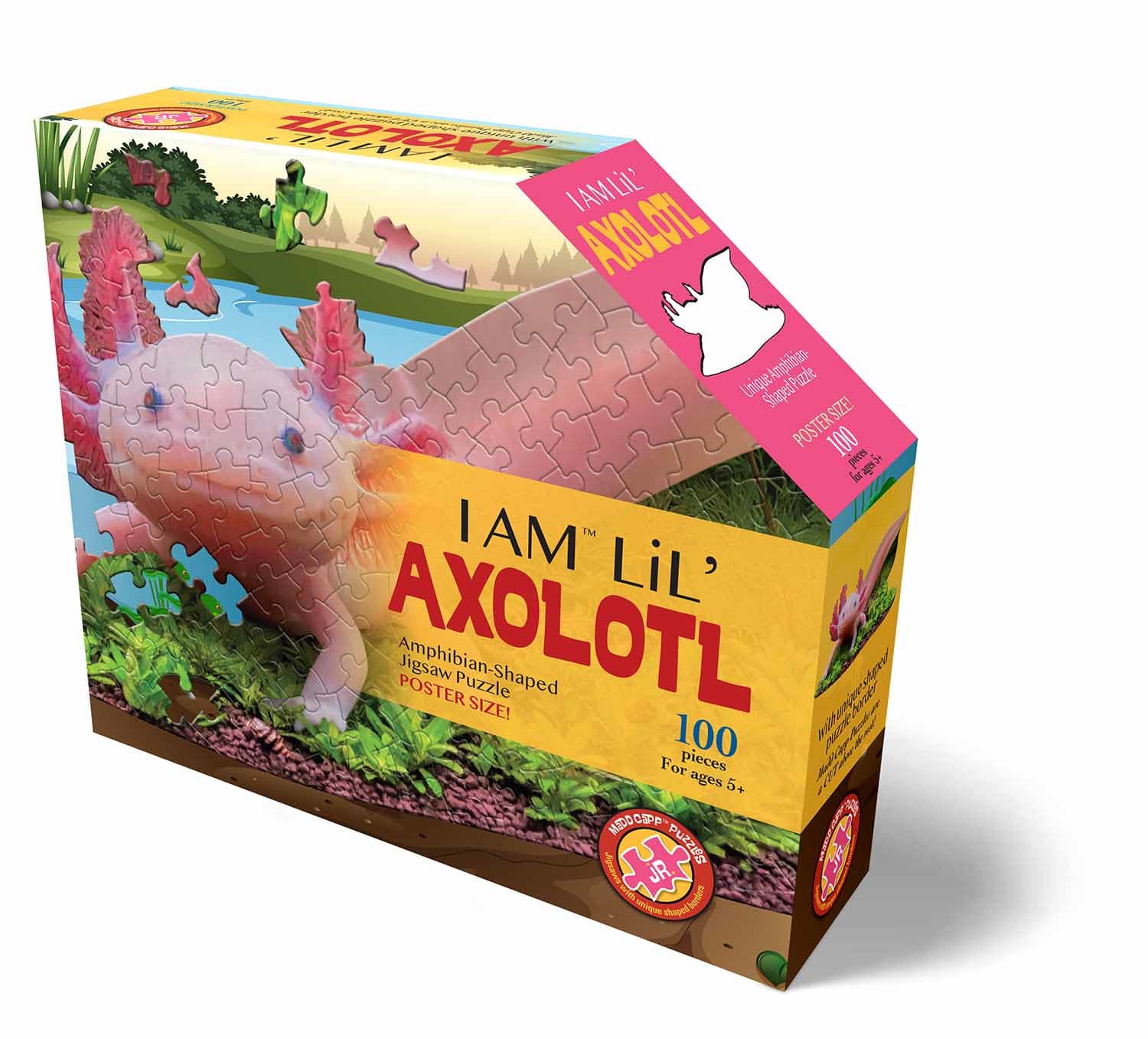 I AM LiL’ AXOLOTL - 100 Piece Jigsaw Puzzle by Madd Capp Games ...