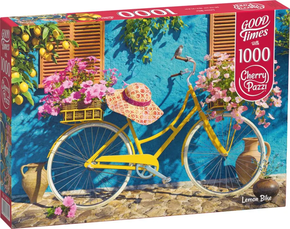 Lemon bike - 1000 Piece Jigsaw Puzzle by CherryPazzi | Serious Puzzles