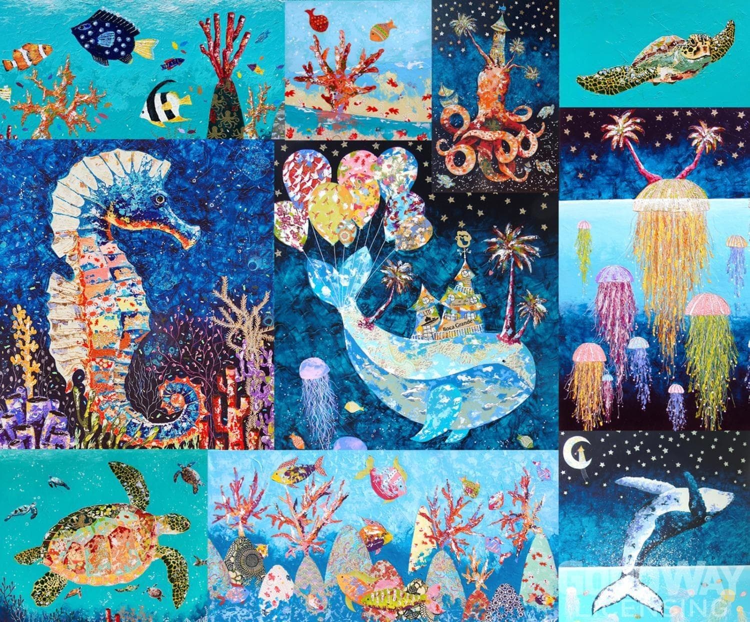 Sea Creatures - 500 Piece Jigsaw Puzzle by GoodWay Puzzles | Serious ...