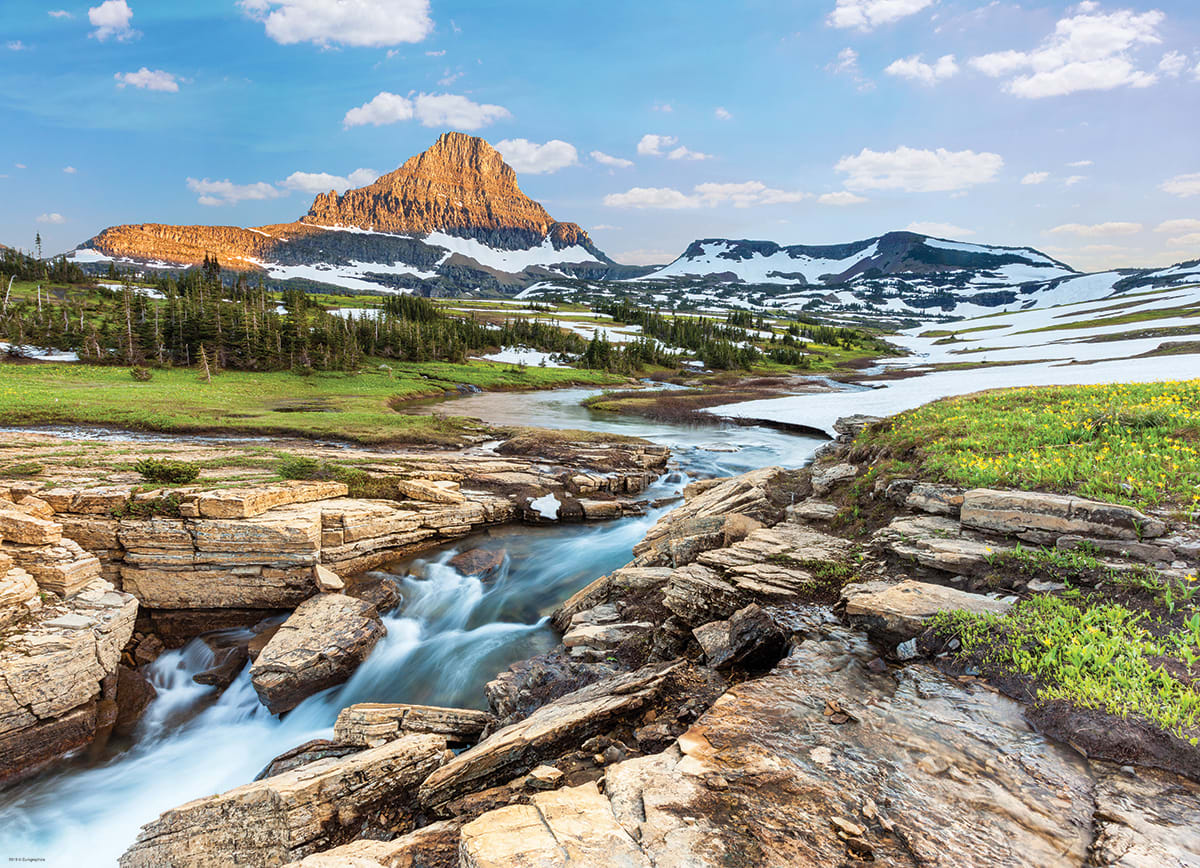 Glacier National Park - Scratch and Dent - 1000 Piece Jigsaw Puzzle by ...
