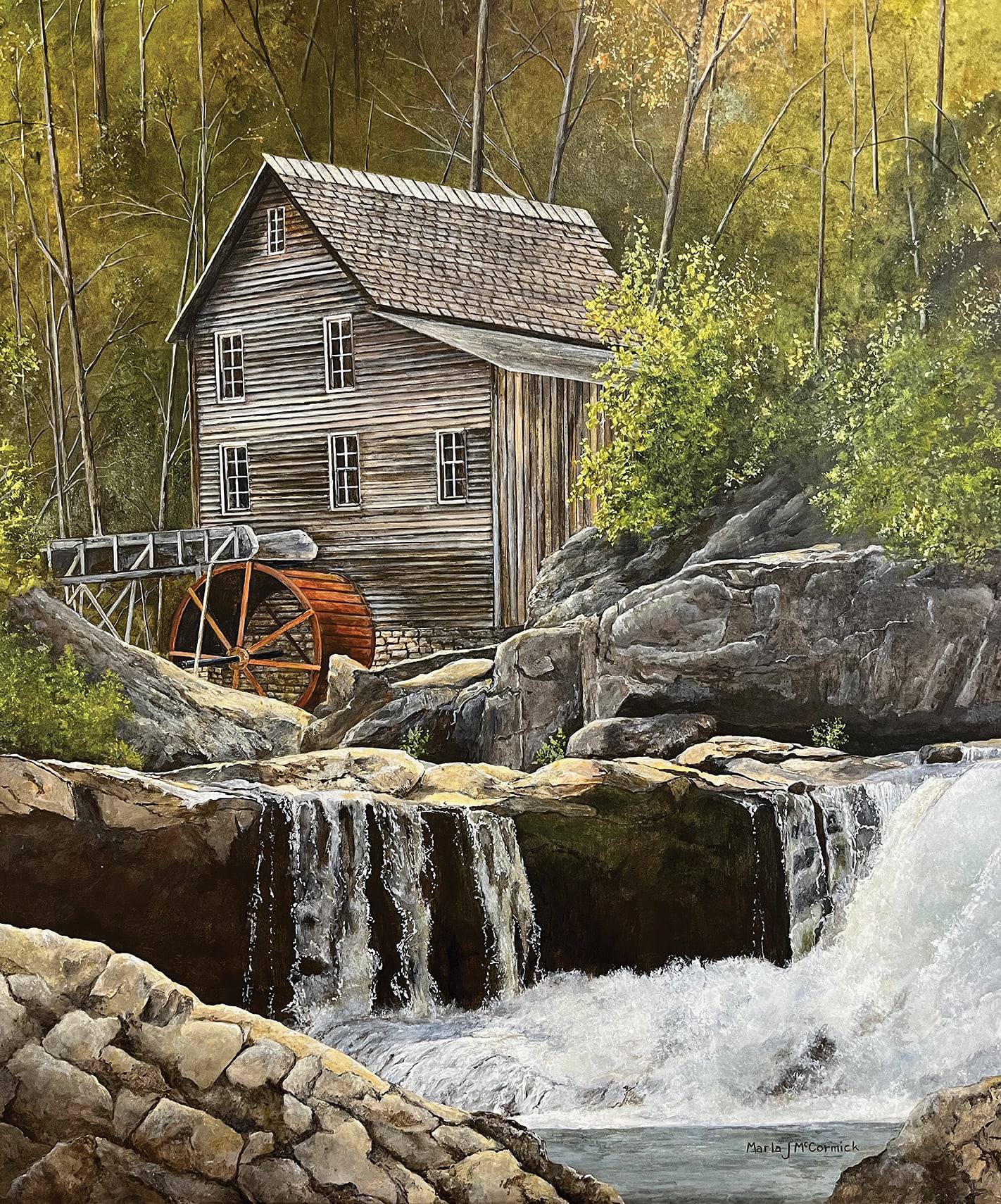 Autumn Mill - 500 Piece Jigsaw Puzzle by GoodWay Puzzles | Serious Puzzles