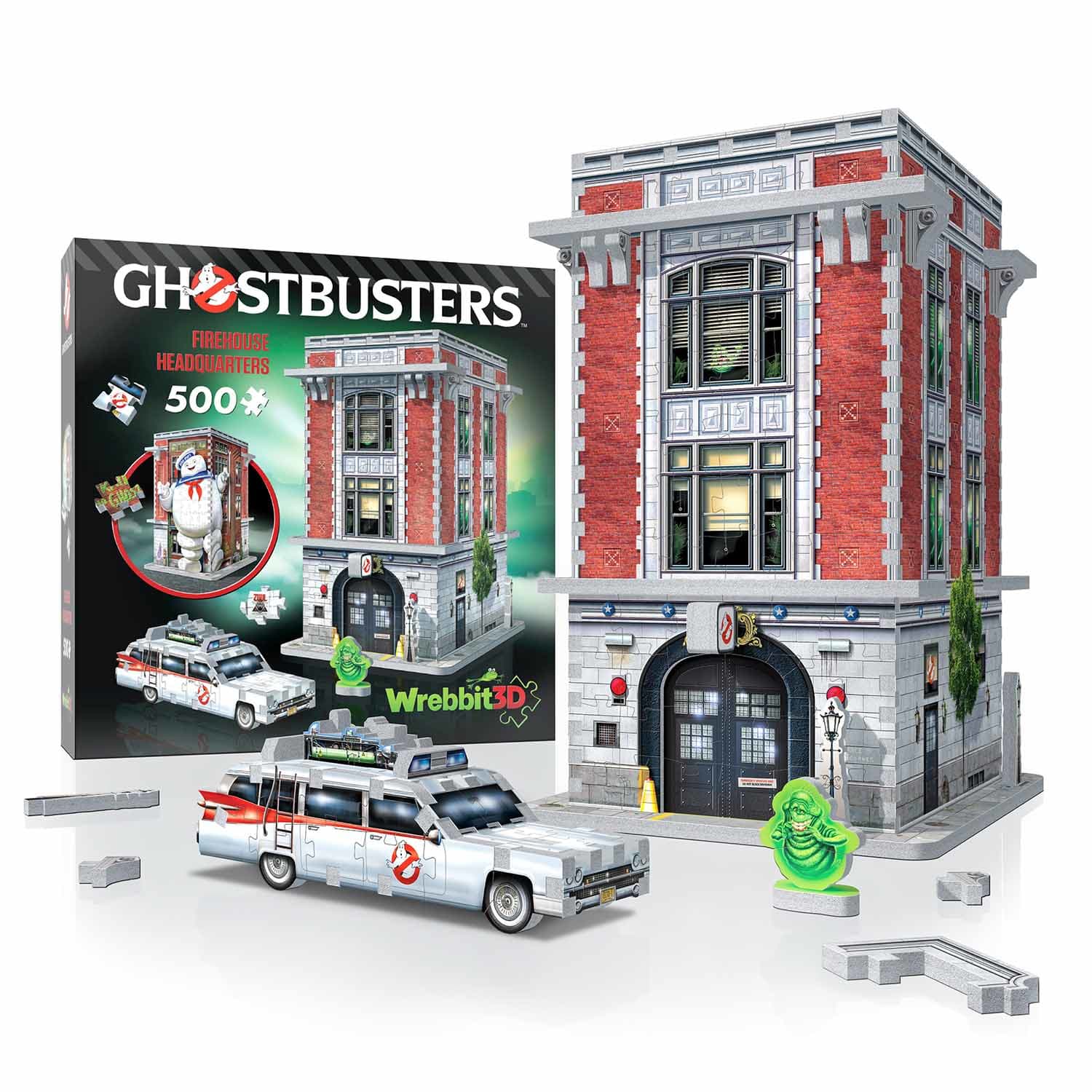 Ghostbusters - Scratch and Dent - 500 Piece Jigsaw Puzzle by Wrebbit | Serious Puzzles