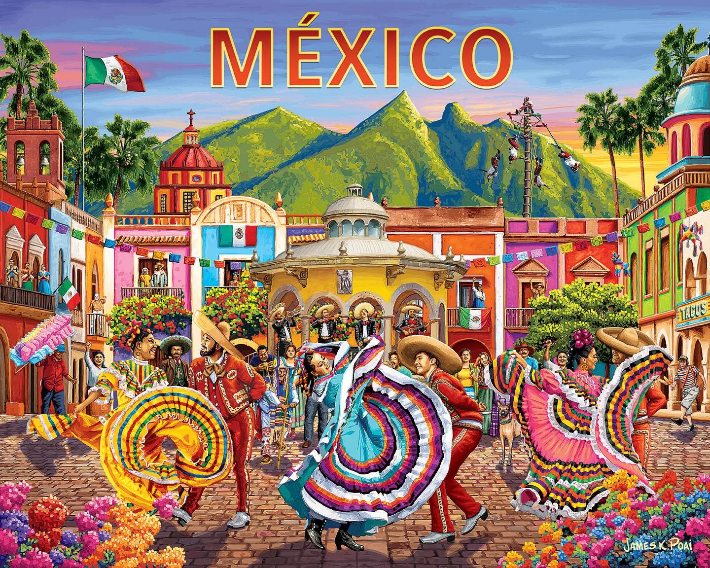 Mexico - Scratch and Dent - 1000 Piece Jigsaw Puzzle by Boardwalk ...