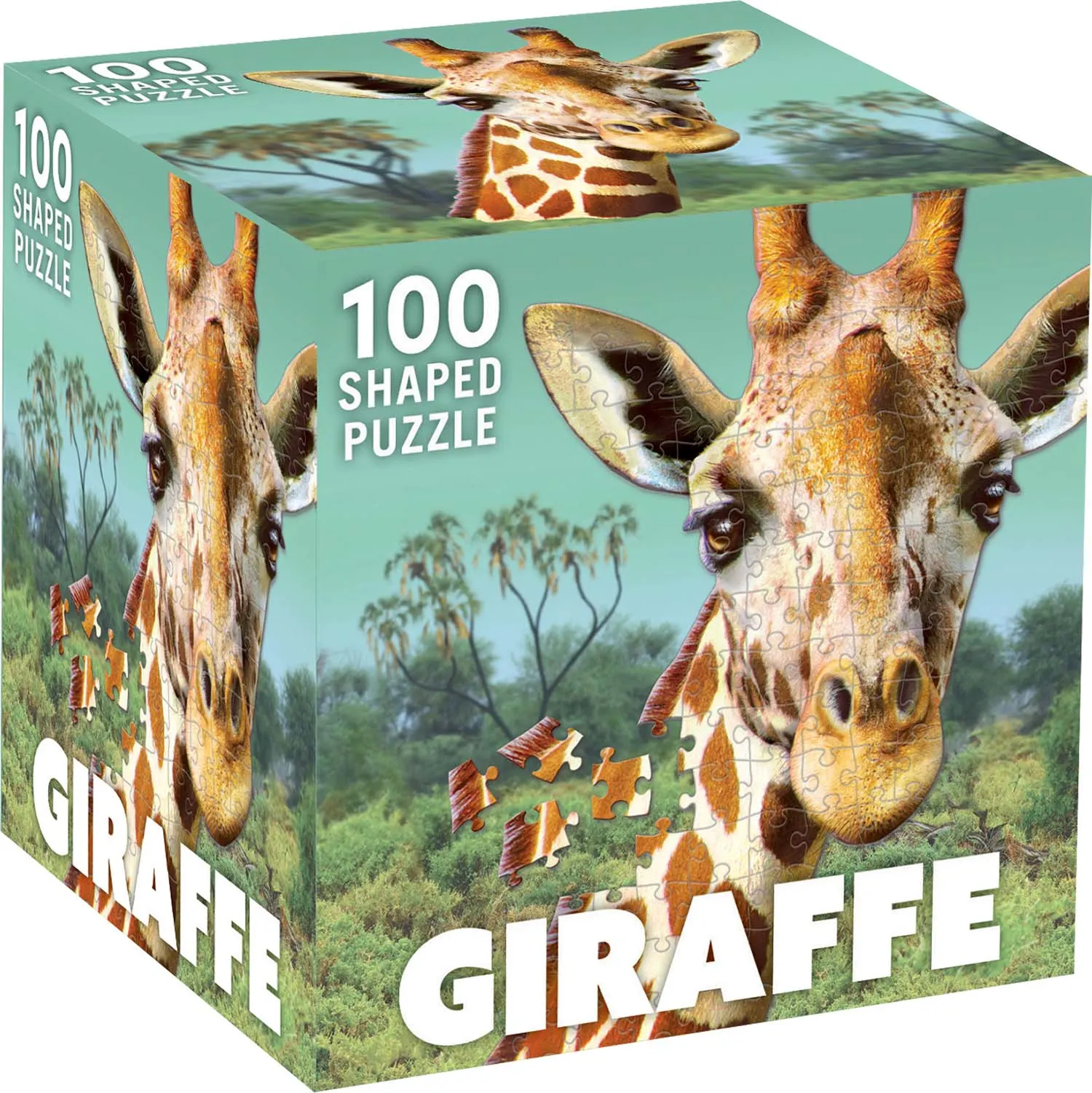Giraffe - 100 Piece Jigsaw Puzzle by MasterPieces | Serious Puzzles