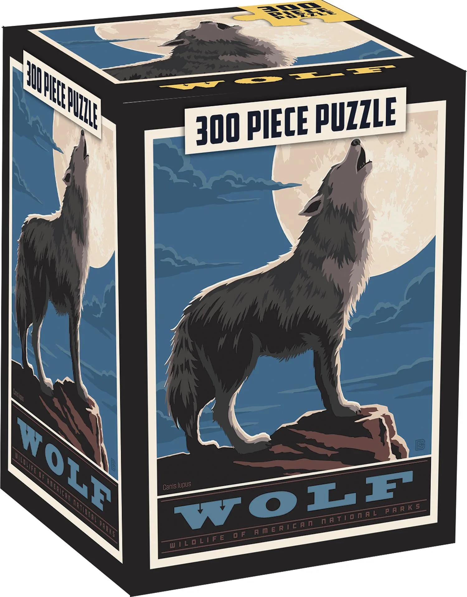 Puzzle Pod - Wolf - 300 Piece Jigsaw Puzzle by MasterPieces | Serious ...