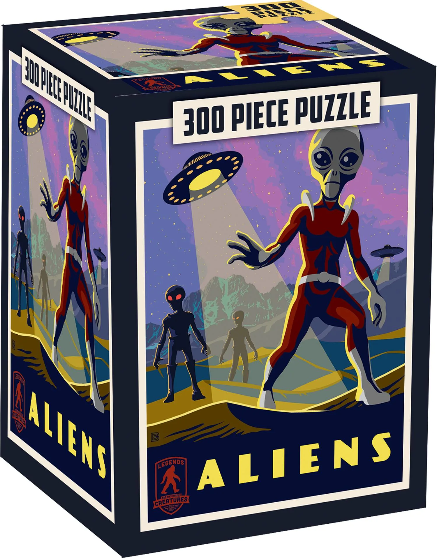 Puzzle Pod - Aliens - 300 Piece Jigsaw Puzzle by MasterPieces | Serious ...