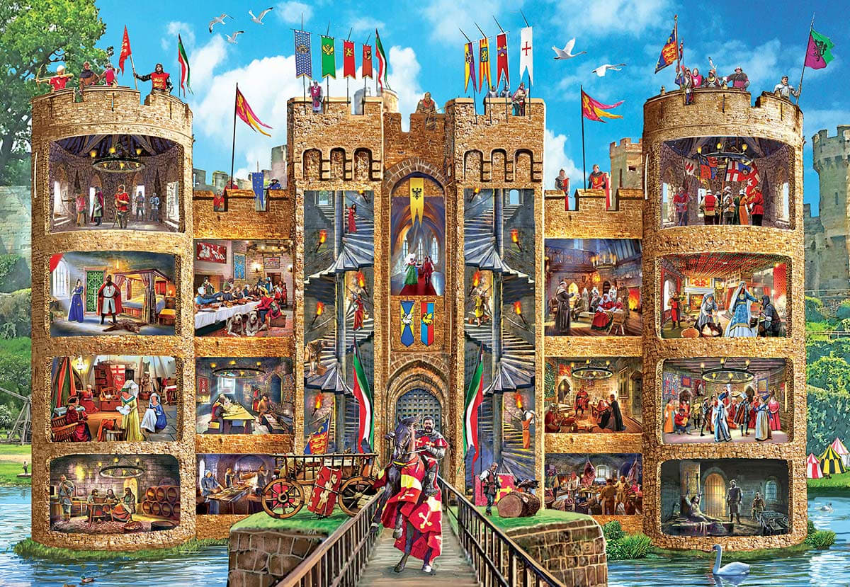 Medieval Castle - Scratch and Dent - 1000 Piece Jigsaw Puzzle by ...