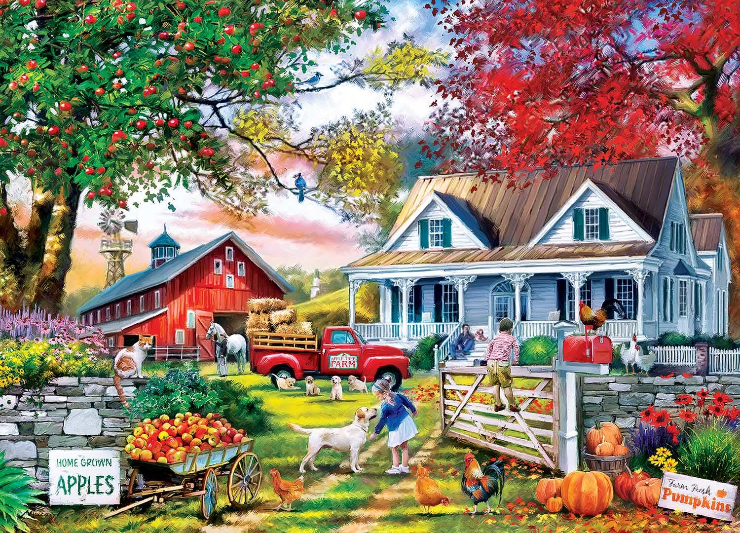 Apple Tree Farm - Scratch and Dent - 1000 Piece Jigsaw Puzzle by ...