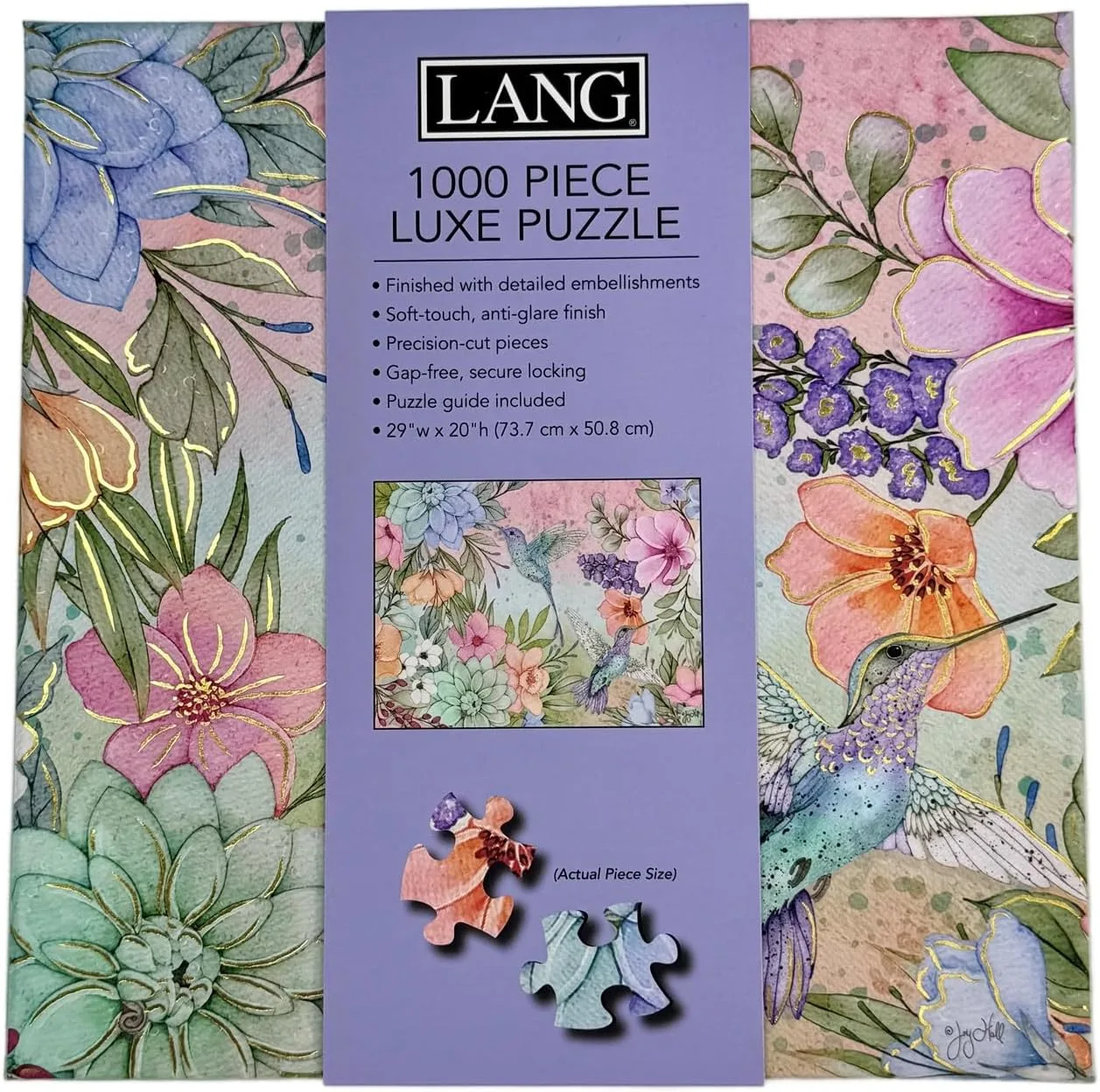 Hummingbird Garden - 1000 Piece Jigsaw Puzzle by Lang | Serious Puzzles