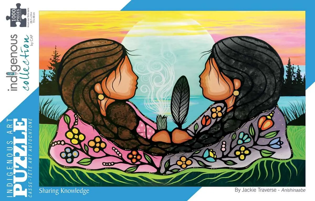 Sharing Knowledge - 1000 Piece Jigsaw Puzzle by Indigenous Collection ...