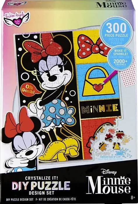 Minnie Mouse Crystalize it! DIY Puzzle Design Set - 300 Piece Jigsaw ...