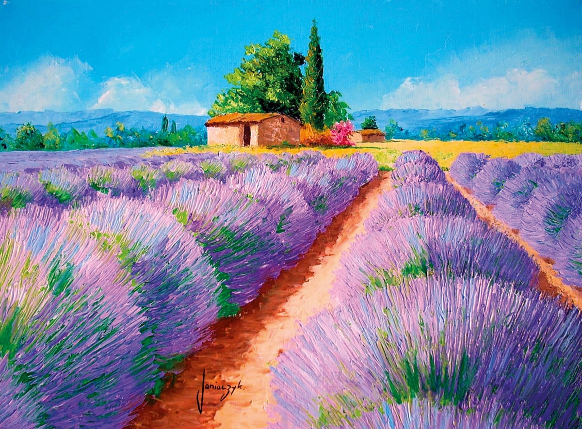 Lavender Scent - 500 Piece Jigsaw Puzzle by Clementoni | Serious Puzzles