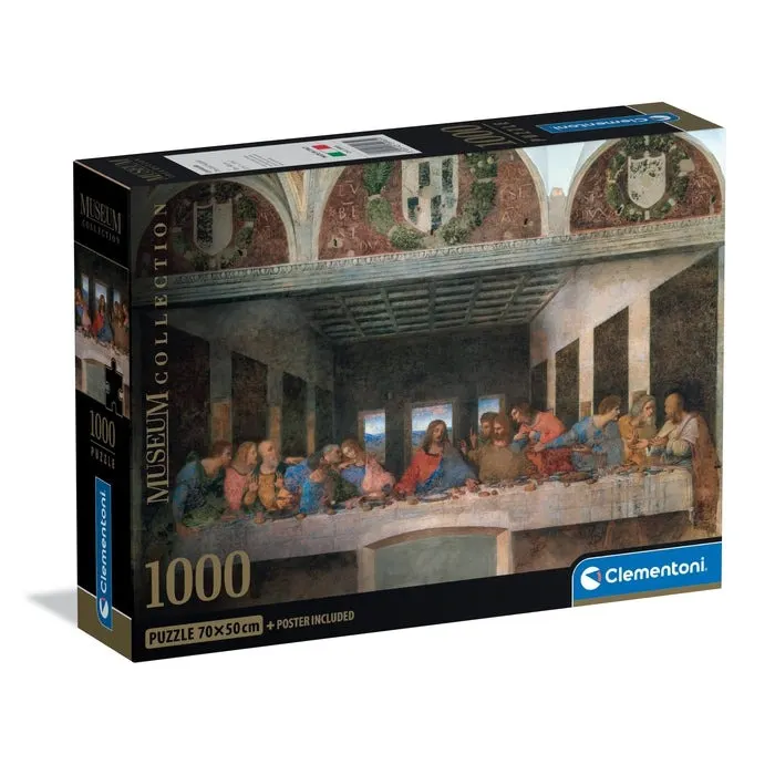 The Last Supper - Compact Box - 1000 Piece Jigsaw Puzzle by Clementoni ...