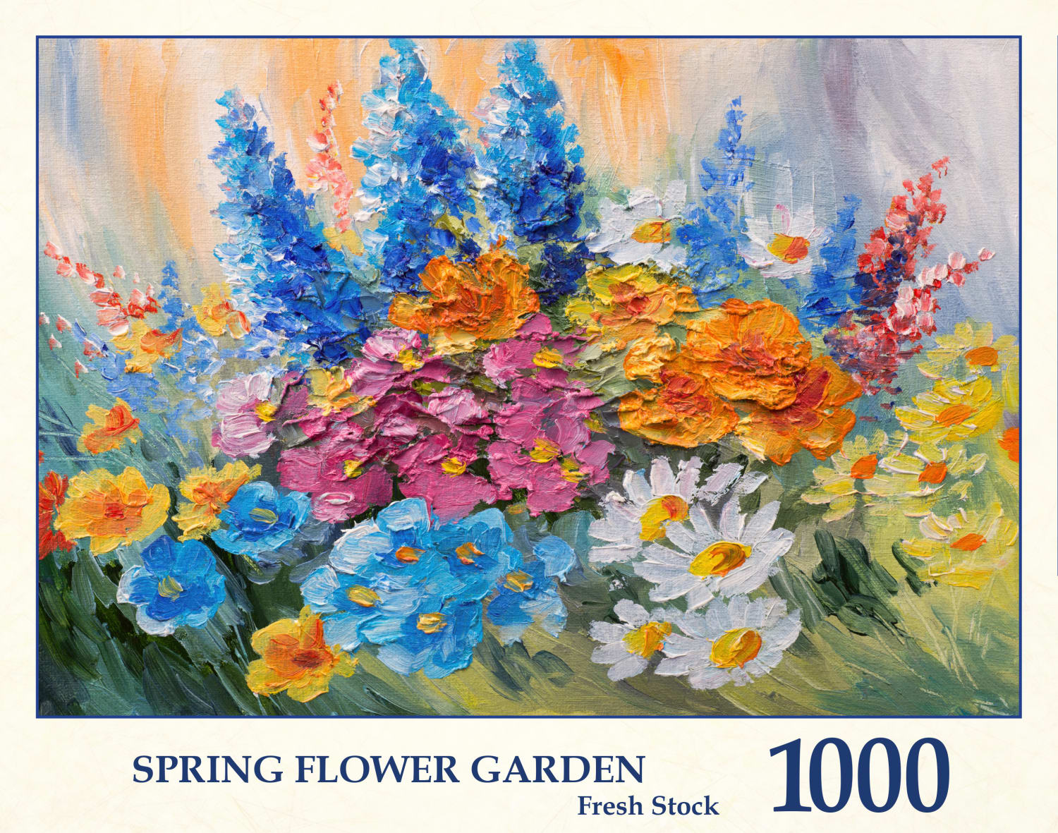 Spring Flower Garden - 1000 Piece Jigsaw Puzzle by Tau | Serious Puzzles