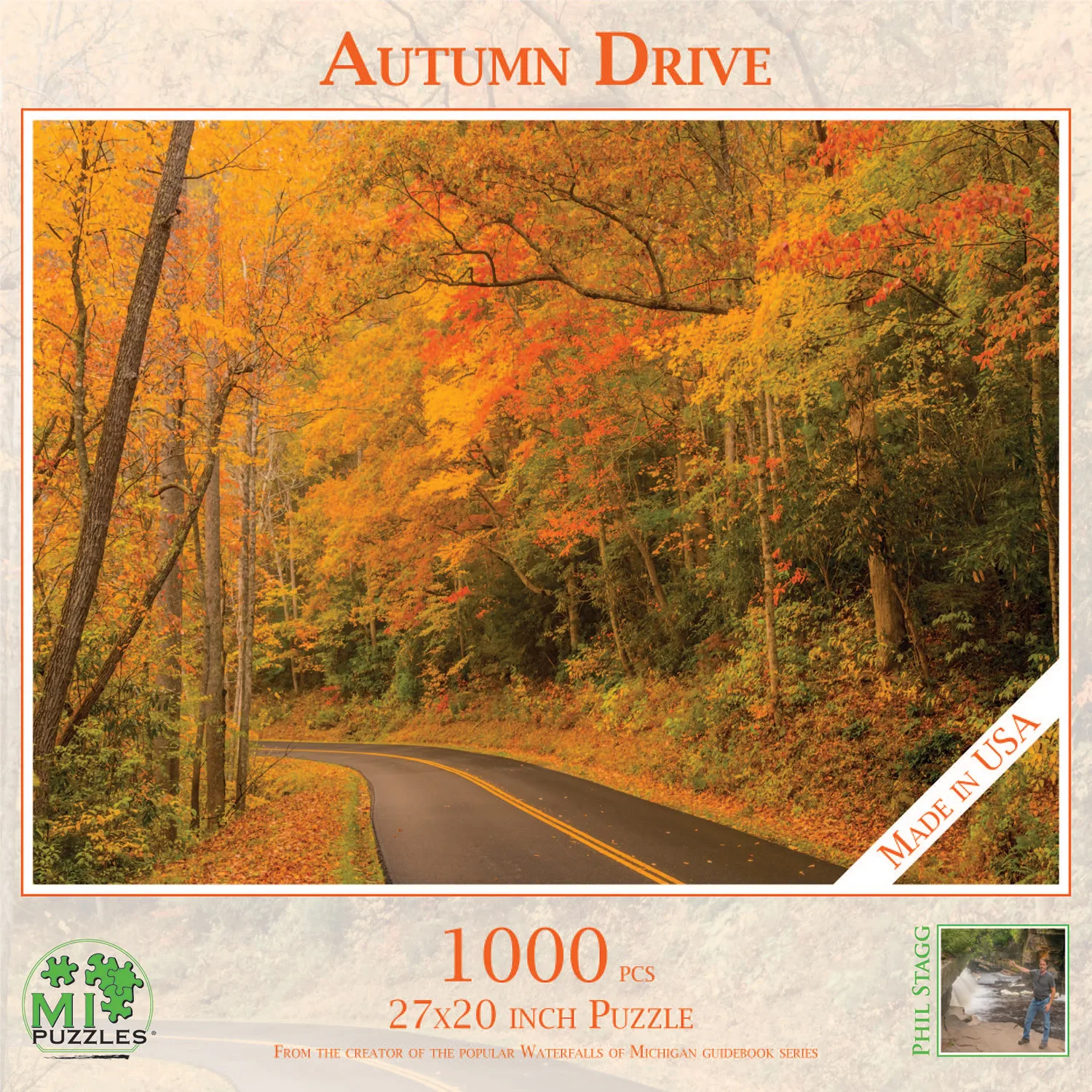 Autumn Drive - 1000 Piece Jigsaw Puzzle by MI Puzzles | Serious Puzzles