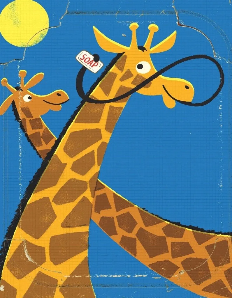 Giraffes Mini Puzzle - 20 Piece Jigsaw Puzzle by New York Puzzle Co ...