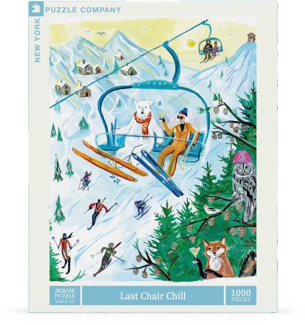 Last Chair Chill - 1000 Piece Jigsaw Puzzle by New York Puzzle Co ...