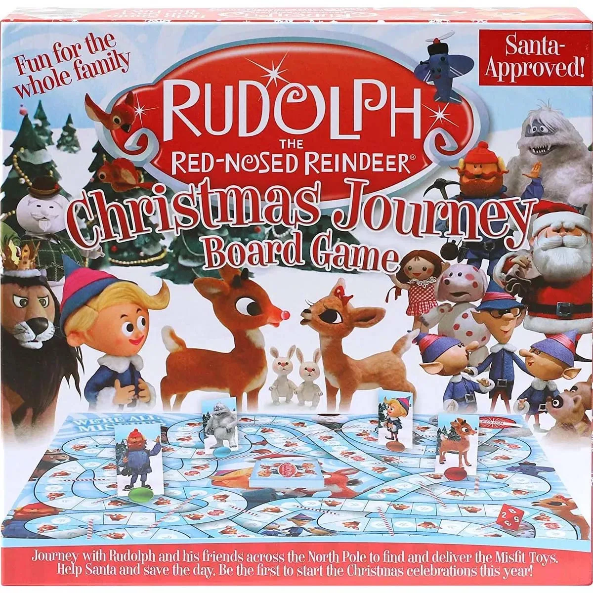 Rudolph The Red-nosed Reindeer Board Game by Aquarius | Serious Puzzles