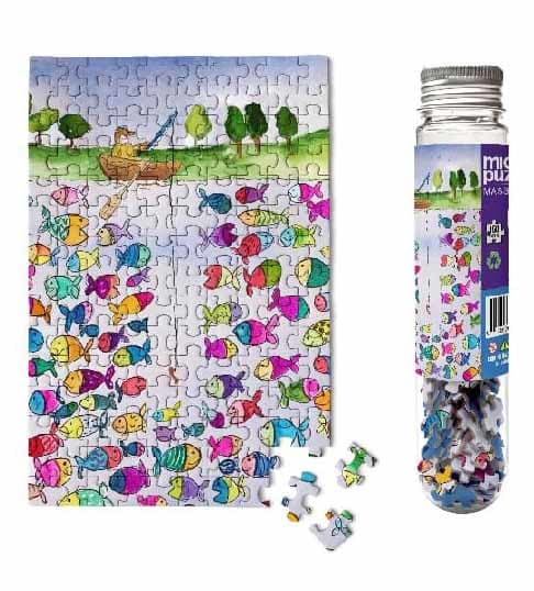 Gone Fishing - 150 Piece Jigsaw Puzzle by Micro Puzzles | Serious Puzzles