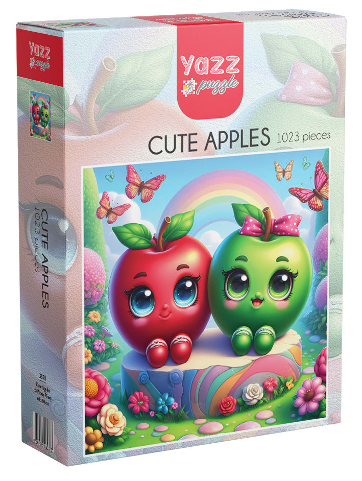 Cute Apples - 1000 Piece Jigsaw Puzzle by Yazz | Serious Puzzles