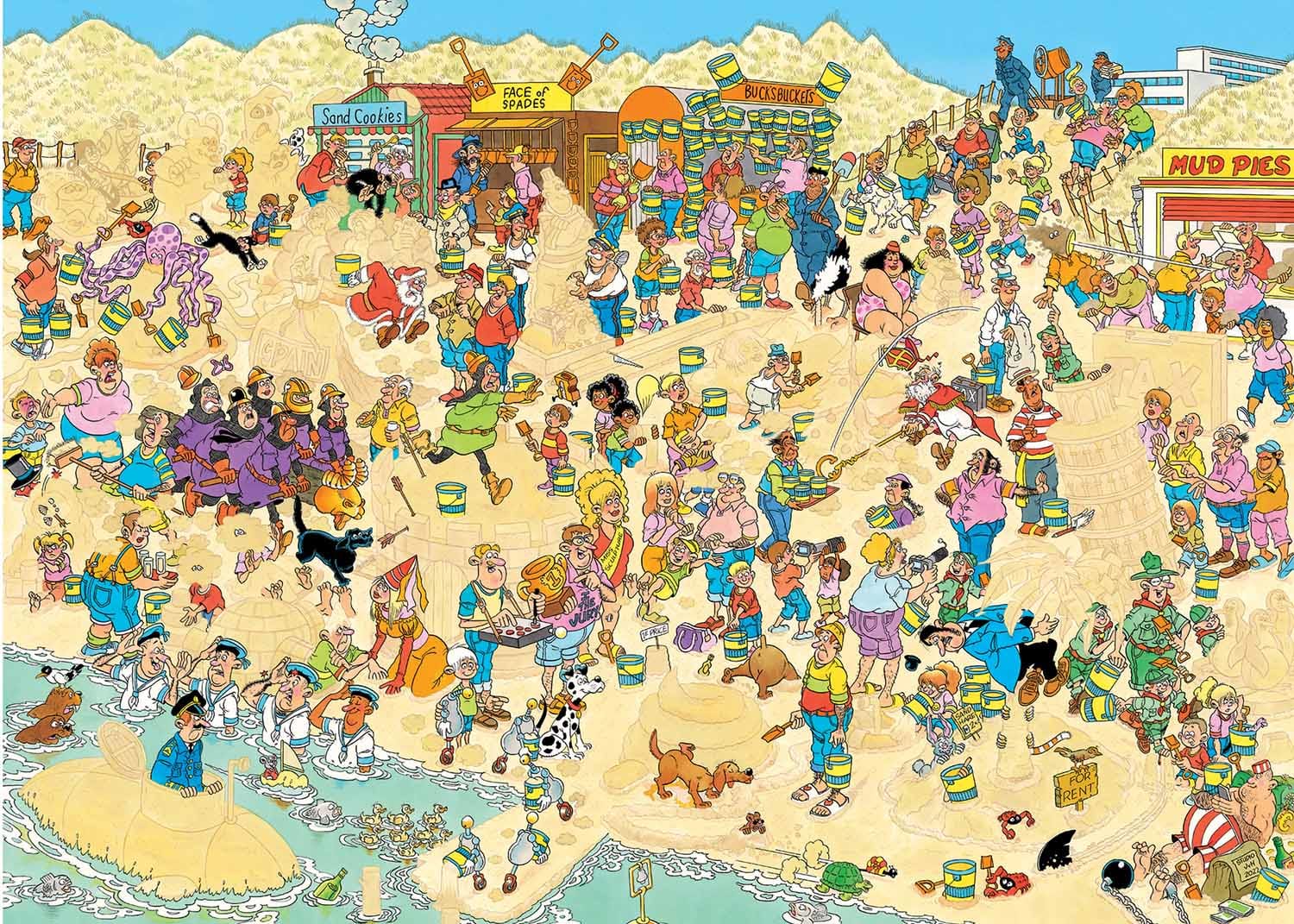 Sand Sculptures - Scratch and Dent - 1000 Piece Jigsaw Puzzle by Jumbo ...