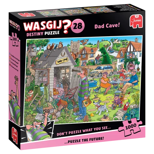 Wasgij Destiny 28: Dad Cave! - 1000 Piece Jigsaw Puzzle by Jumbo ...