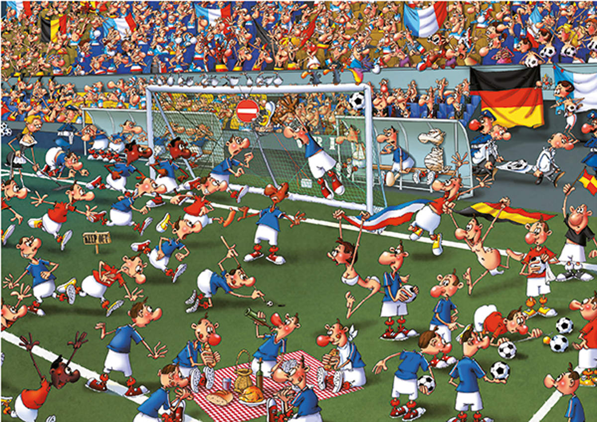 Soccer - 1000 Piece Jigsaw Puzzle by Piatnik | Serious Puzzles